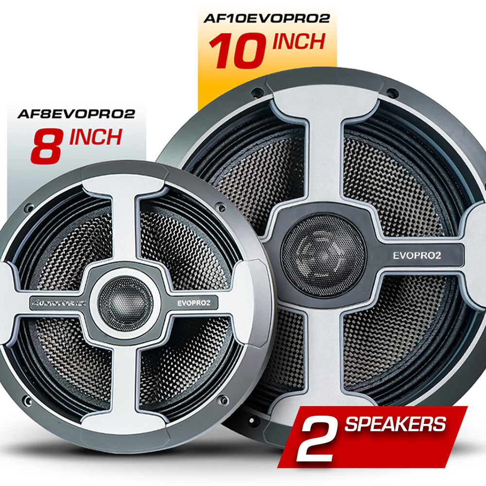 Two(2) 10in Speakers - Upgrade from EVOPRO2 (Installed) – AudioFormz