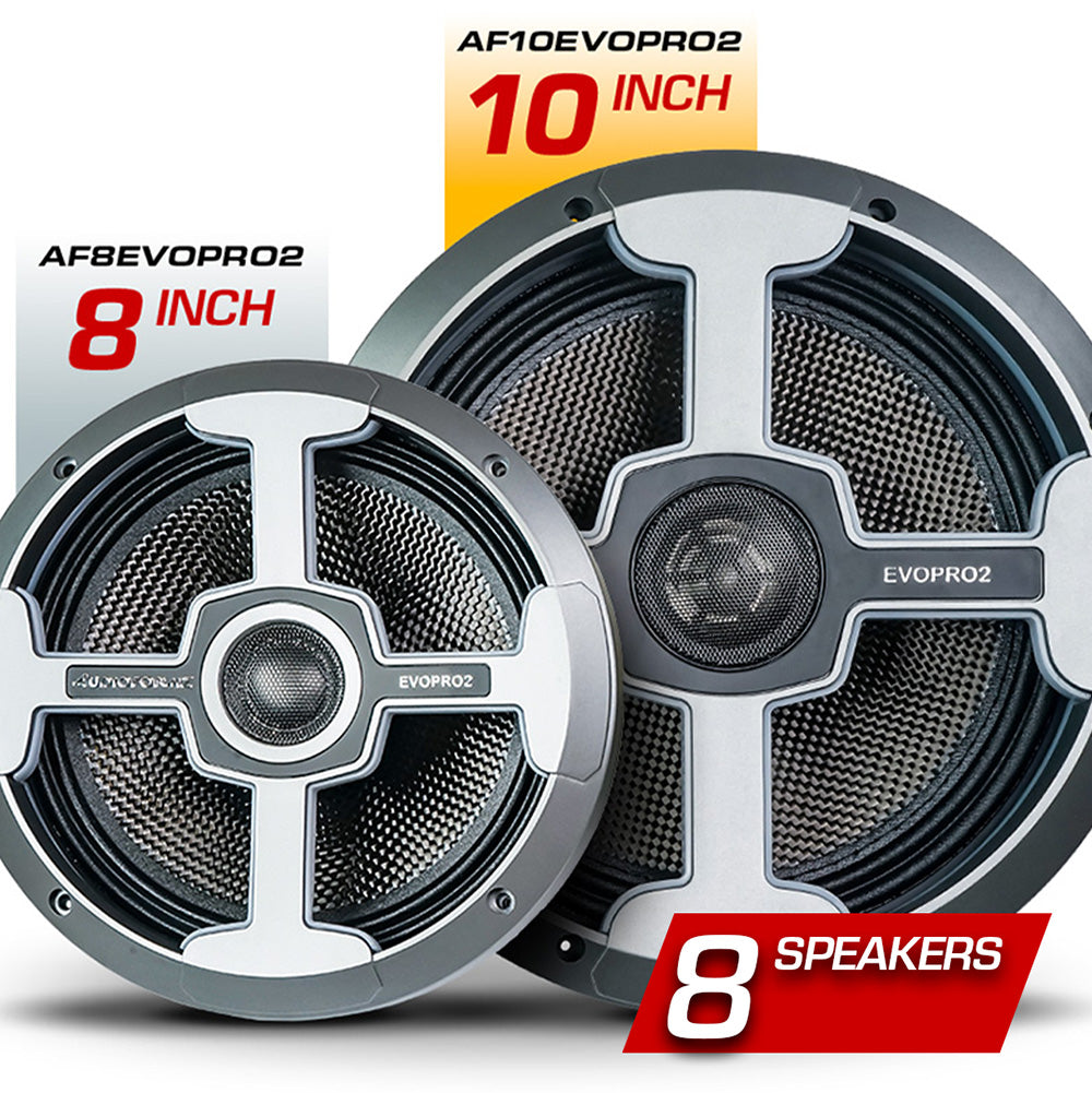 Eight(8) 10in Speakers - Upgrade from EVO2 (Installed) – AudioFormz