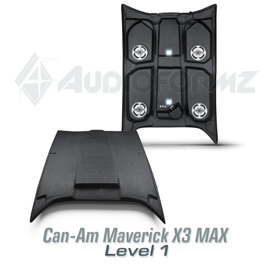 2017+ Can-Am Maverick X3 MAX Stereo Tops (4-Seat) – AudioFormz