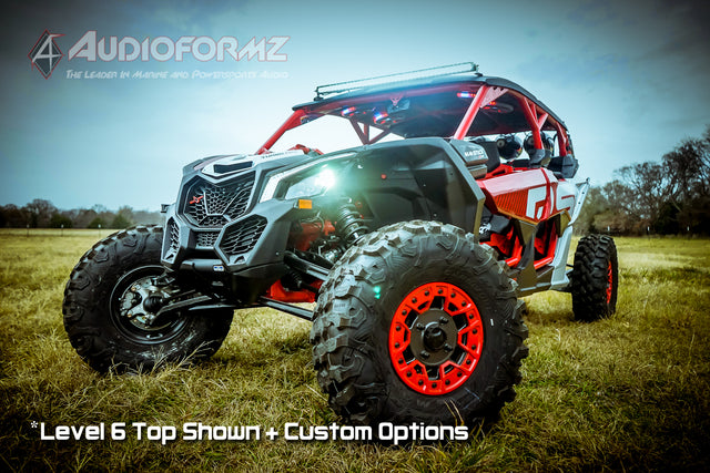 2017+ Can-Am Maverick X3 MAX Stereo Tops (4-Seat) – AudioFormz