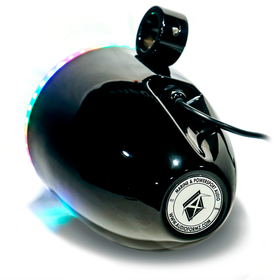 AudioFormz EVOPRO2 8in 3-Way Component Marine IC LED Loud Tower Speake