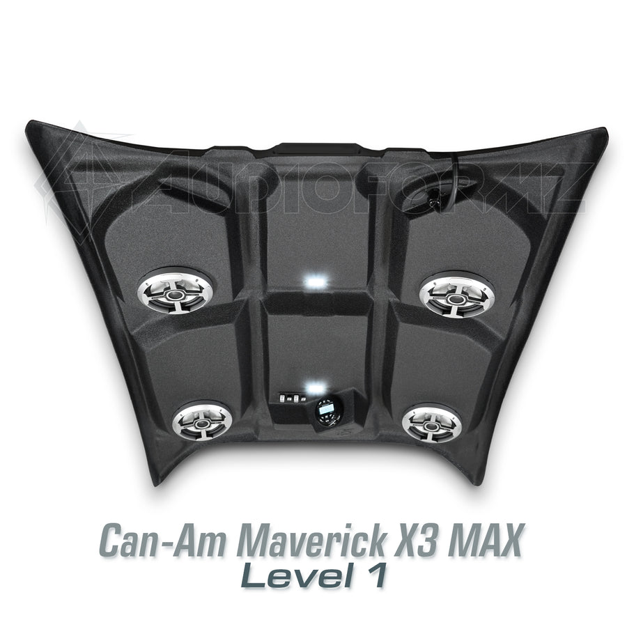 2017+ Can-Am Maverick X3 MAX Stereo Tops (4-Seat) – AudioFormz