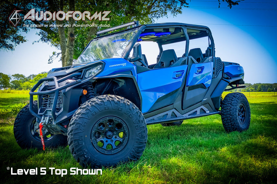 2021+ Can-Am Commander MAX / Maverick Sport/Trail MAX Stereo Tops (4-S ...