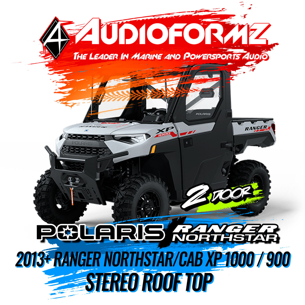 2015+ Polaris Ranger Northstar/Cab XP 1000 / 900 Stereo Tops (2-Door ...