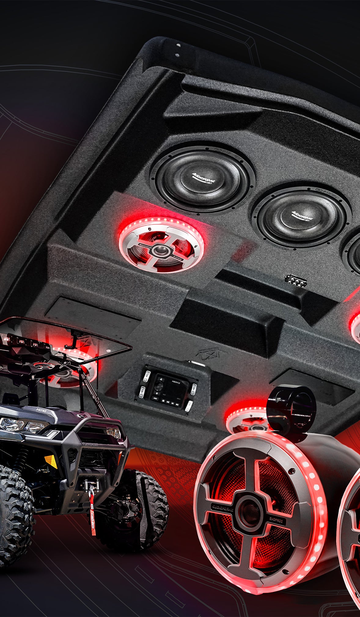 Stereo Roof Systems | Off-Road Audio System | AudioFormz